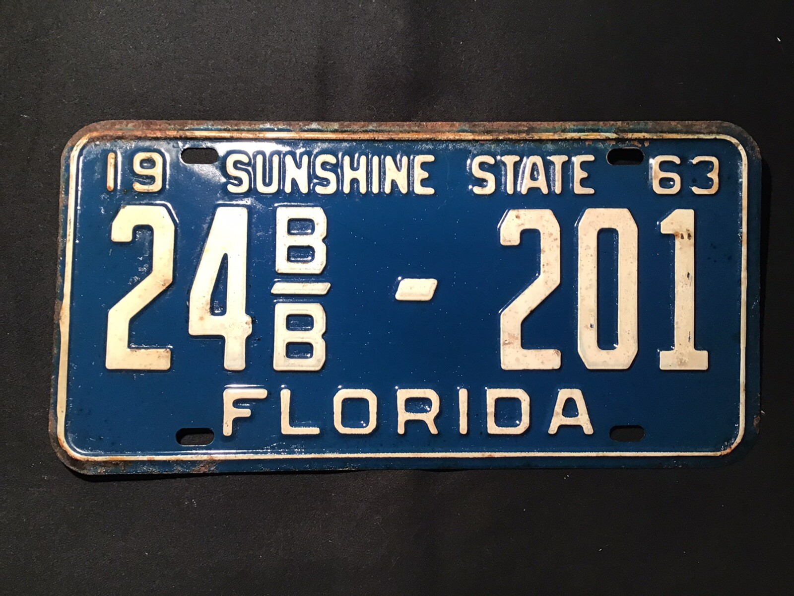 Florida License Plate 1963 Saint Lucie 24-201 | eBay