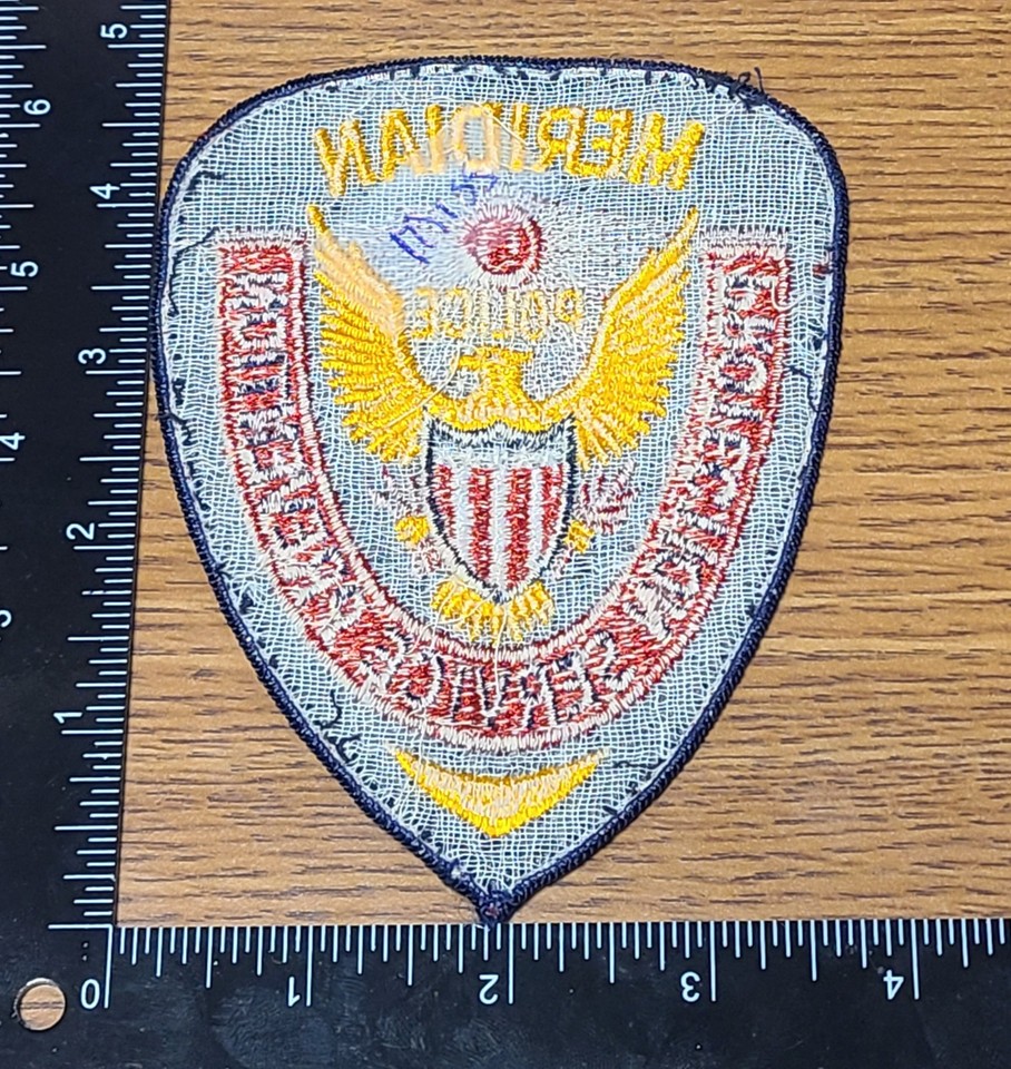 MS - Meridian Mississippi Police Vintage Patch Protection Service ...