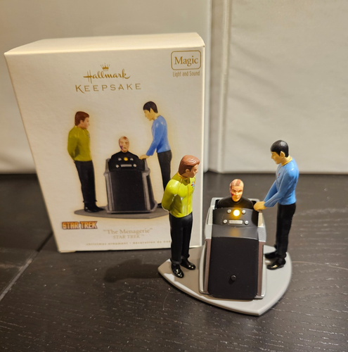 2009 Star Trek Capt. Kirk, Spock & Capt. Pike "The Menagerie" Ornament ...