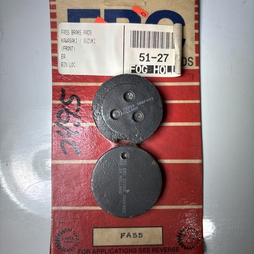 EBC FA55 Motorcycle Brake Pad Pair NEW Kawasaki H1 H2 Z1 Suzuki GT ...