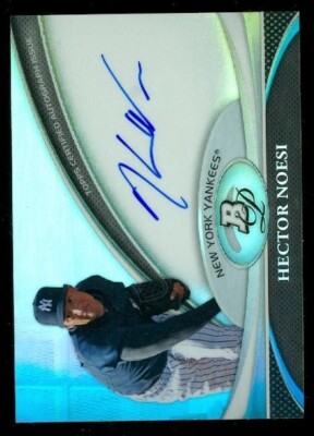 2011 Bowman Platinum Prospect Autograph Refractors #HN Hector Noesi ...
