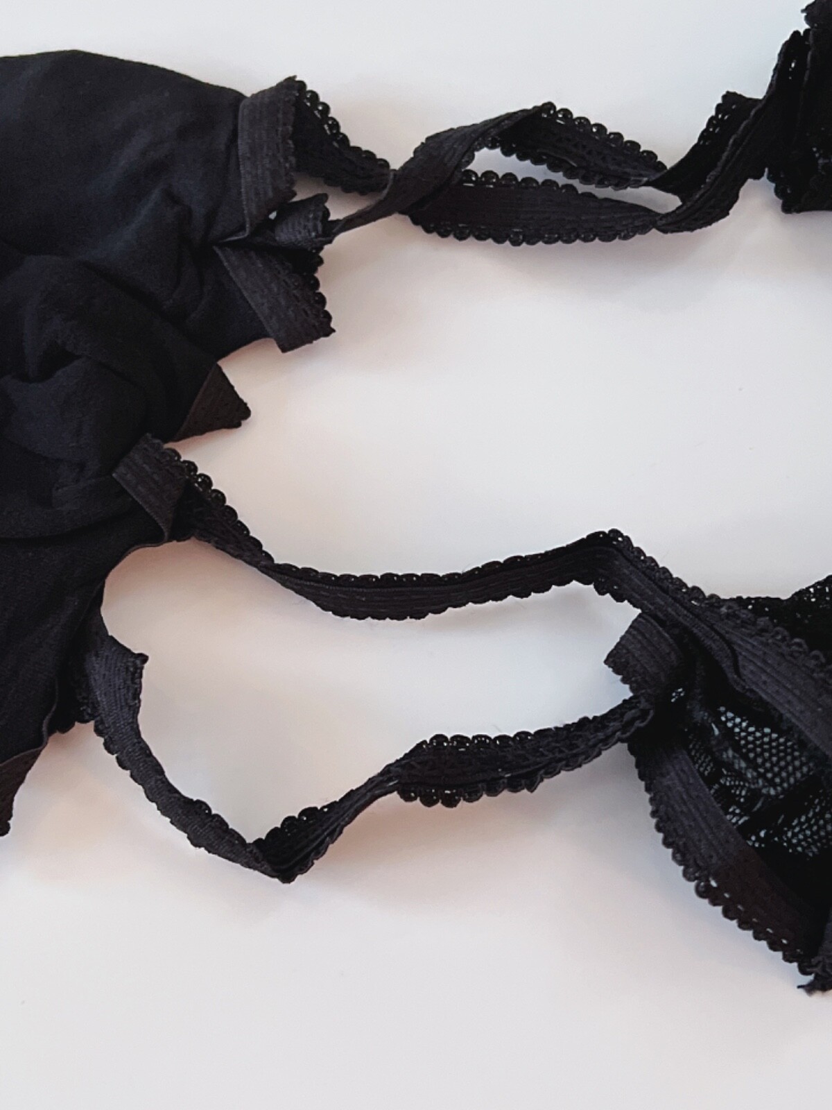 Women Sexy Mock Fake Suspender Black Garter with Lace Pantyhose ...