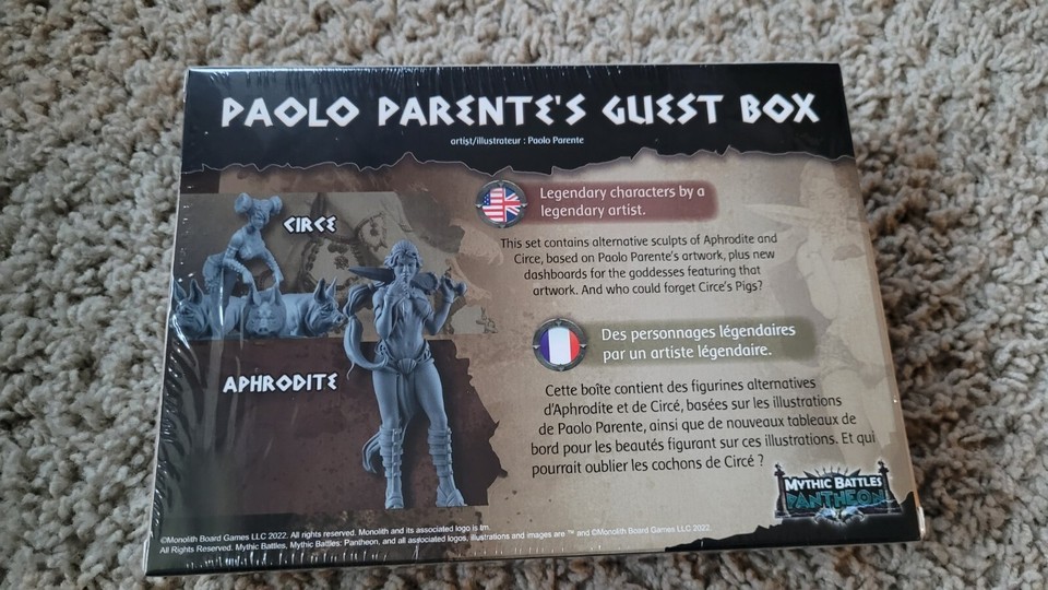 Mythic Battles Pantheon Paolo Parente Guest Box Aphrodite Circe NIB ...