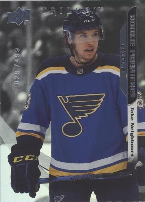 2021-22 Upper Deck Extended Series - Trilogy Rookies Jake Neighbours ...