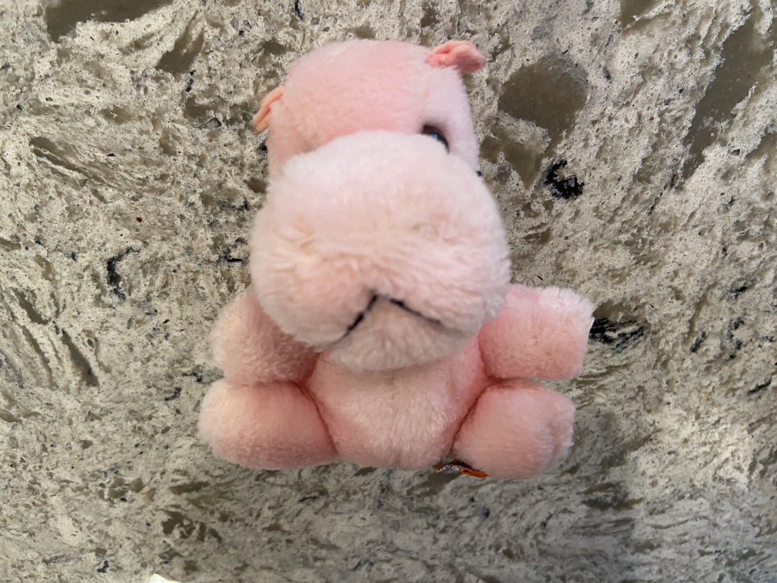 Dakin Vintage 1978 Pink Hippo Plush Cute Very Rare HTF Nutshell Filled ...