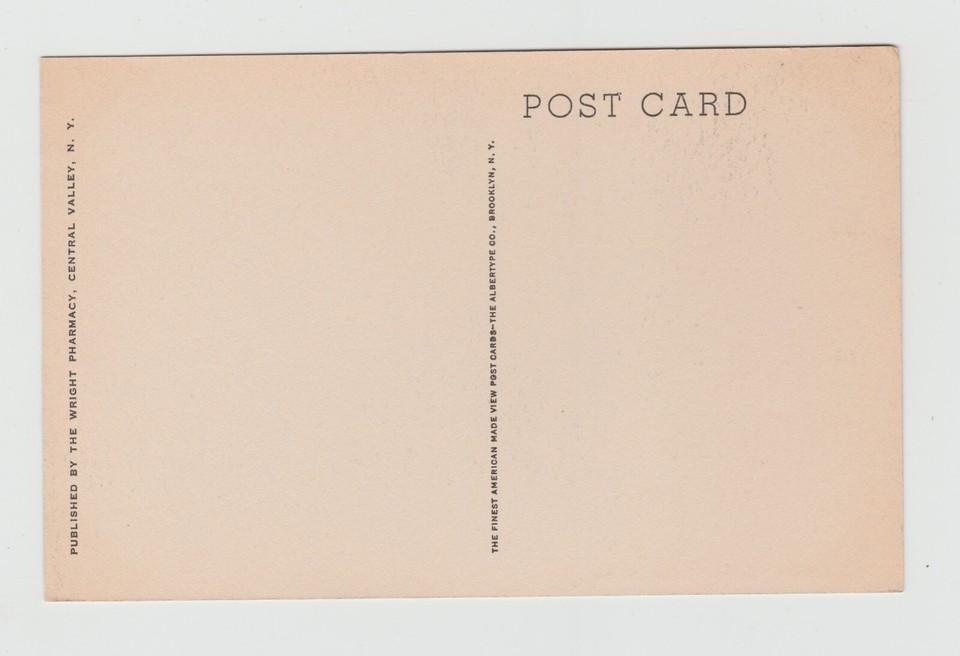 High School - Central Valley, New York Albertype Postcard 1254 | eBay