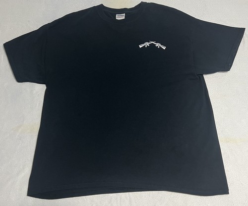 Gildan Mens XLT Black 2nd Amendment Freedom USA Graphic T-Shirt Heavy ...