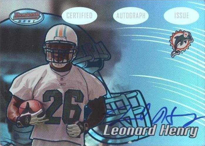 2002 Bowman's Best - Leonard Henry #150 Blue /399 (AU, RC) for sale ...