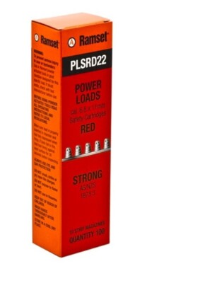 Ramset PLSRD22 Strong Safety Strip Cartridges Magazine (Red) | eBay