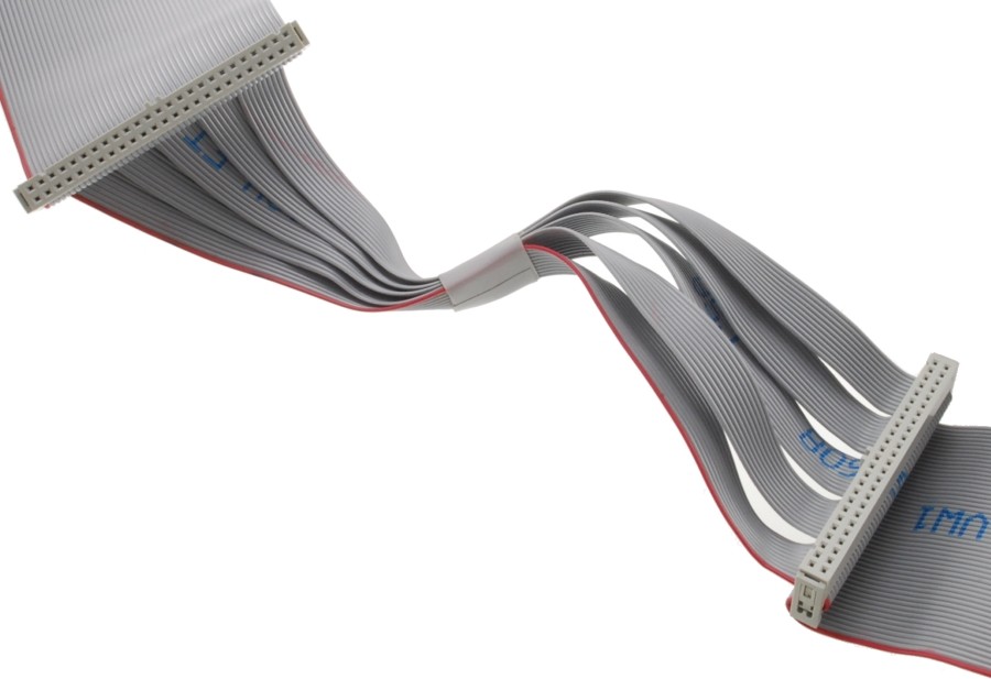 52" 50-Pin SCSI IDC 4-Connector Internal Ribbon Cable Up To 3 Drives | eBay