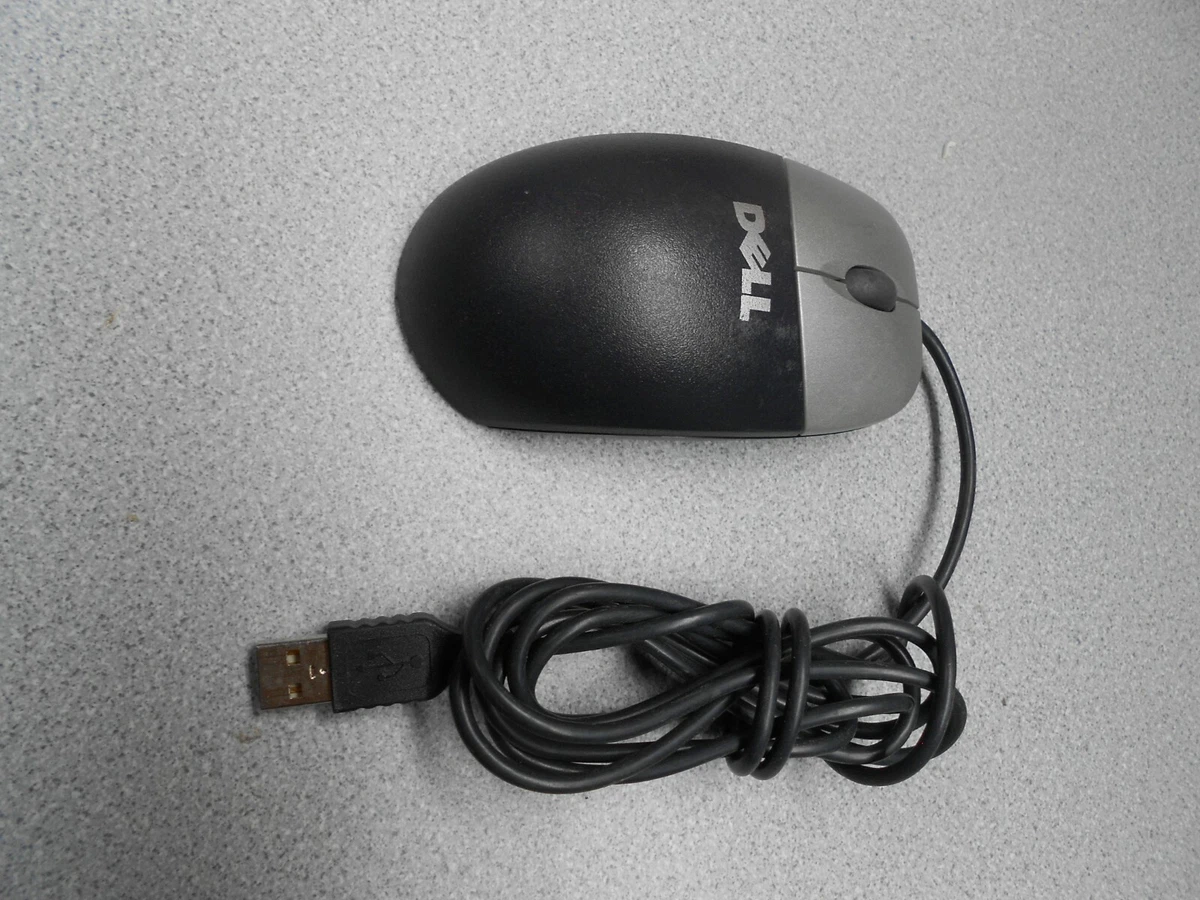 Black Dell Computer Mouse
