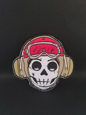 Sugar Skull Red Cranial Flightline Ordnance Iyaoyas Crash Fire Patch ...