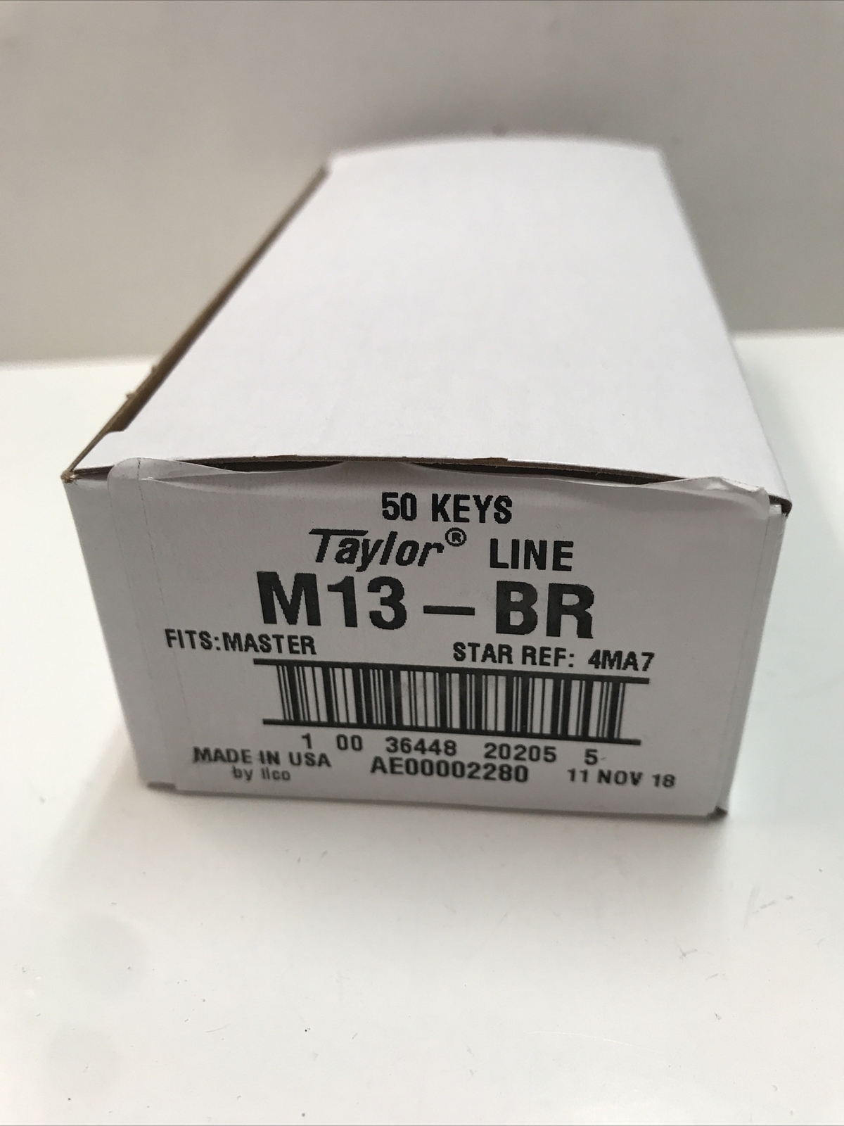 Lot 50 pc M13 Key Blanks / For Master Padlock / M13 1092DS Key Blank ...