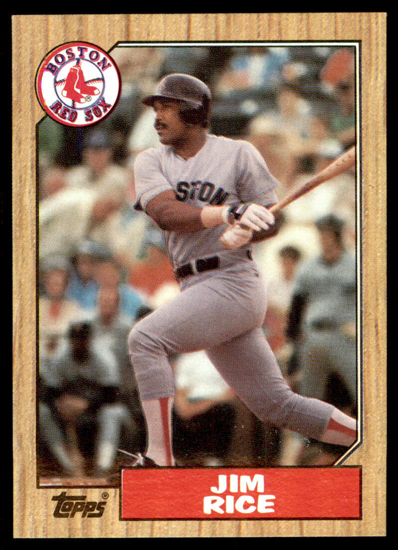 1987 Topps #480 Jim Rice HOF | eBay