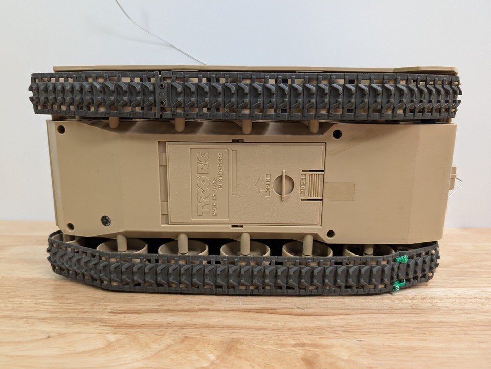 VINTAGE TYCO Tiger Tank W/ Remote - Military RC WWII Tank 1/16 - Parts ...