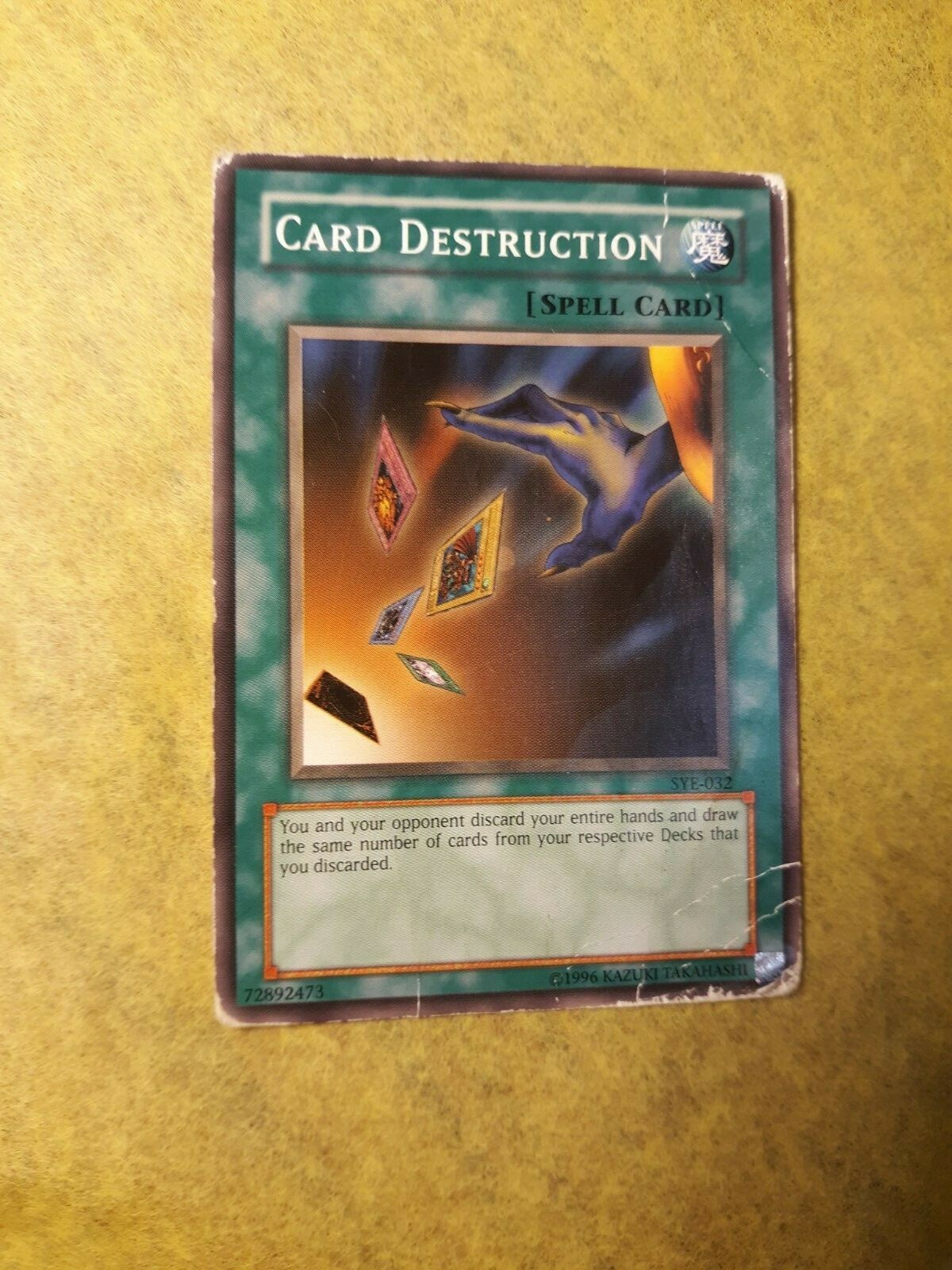 Heavily Played Condition -- Card Destruction SYE-032 YUGIOH TCG | eBay