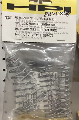HPI 103807 racing springs set blitz/rear/4 pairs | eBay