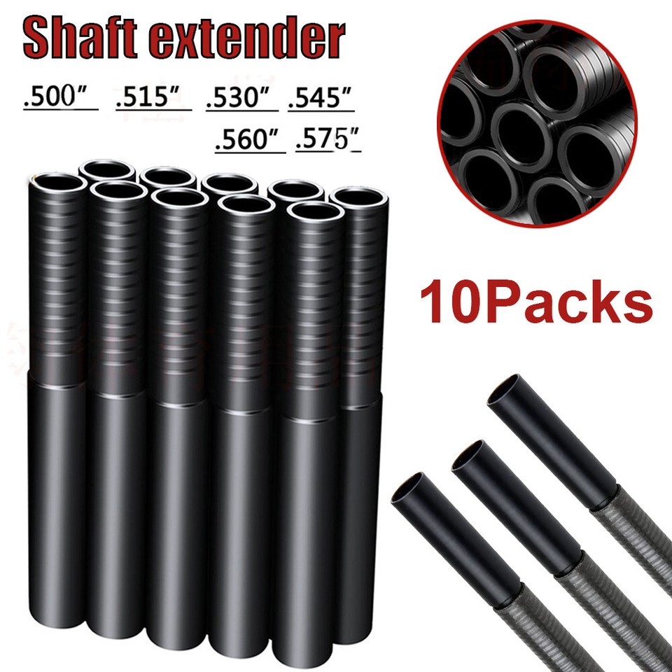 10PC Golf Club Steel or Graphite Shaft Extender/Extension With Six Size ...