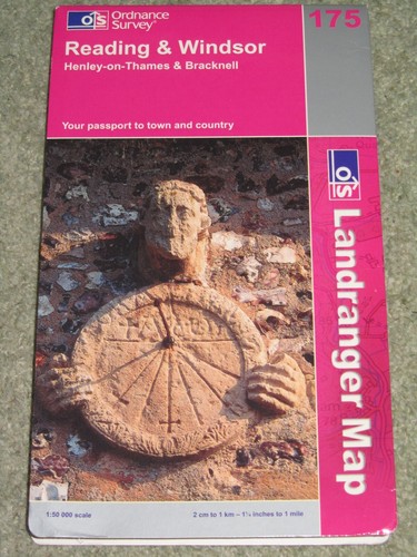 OS Ordnance Survey Landranger Map Sheet 175 Reading & Windsor - 2006 ...