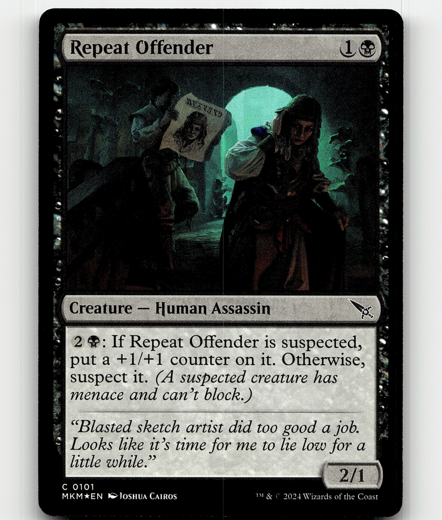 FOIL - MTG Repeat Offender 101 - Murders at Karlov Manor | eBay