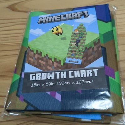 Minecraft Growth Chart 15in x 50in | eBay