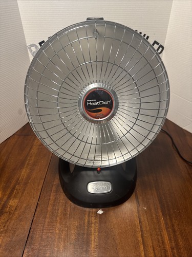 Presto Heat Dish Parabolic Electric Heater (0792401) Portable Tested ...