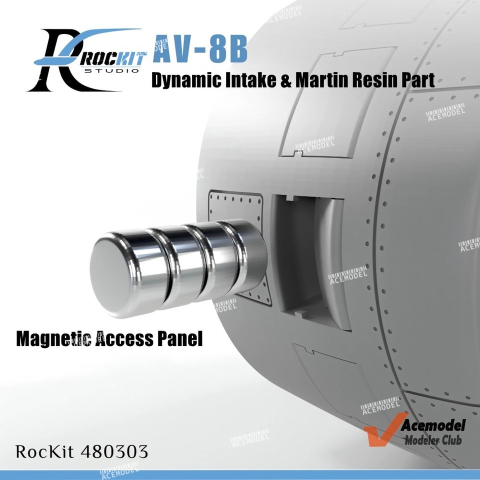 1/48 AV-8B Harrier II Dynamic Intake/Ejection Seat Upgrade Part for UMA ...