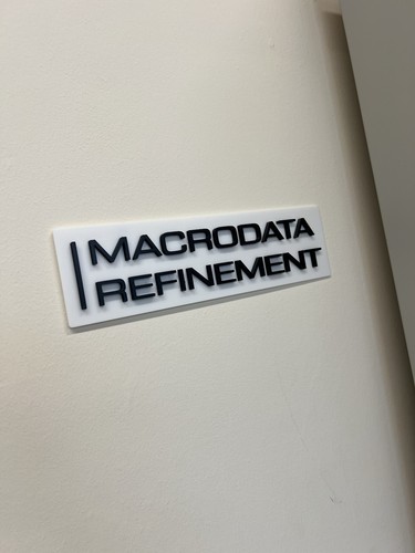 Wall Sign Signage Macrodata Refinement (MDR) Lumon Industries Severance ...