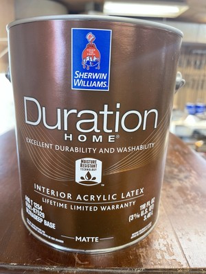 1 Gal Sherwin Williams Duration Interior Latex Paint Matte / 6258 ...