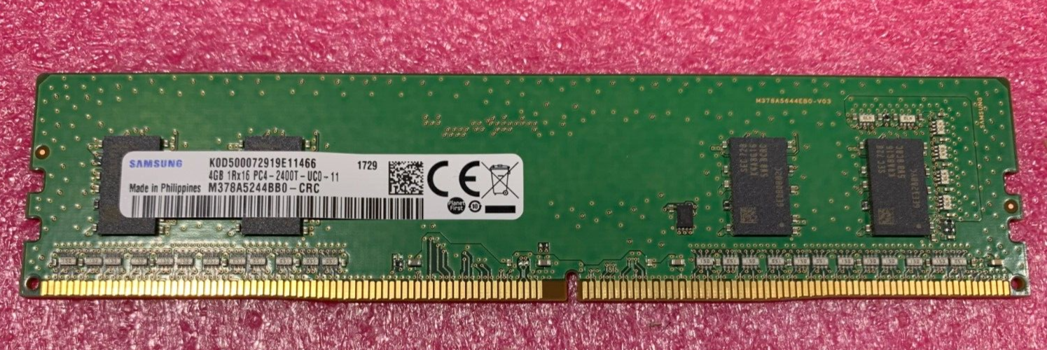 Samsung M378A5244BB0-CRC 4GB 1Rx16 DDR4 2400MHz PC4-2400T | eBay