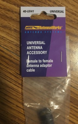 METRA Universal Female to Female 40-UV41 AV Adapter Converter ...