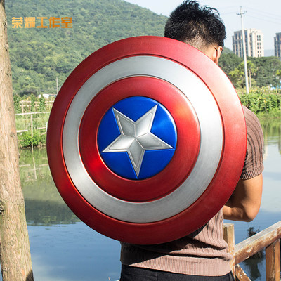 Captain America Vibranium Shield Made of Aluminum Alloy 1:1 Scale ...