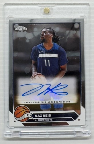 2023-24 Topps Chrome Naz Reid Auto Autograph #CG-NR Timberwolves | eBay