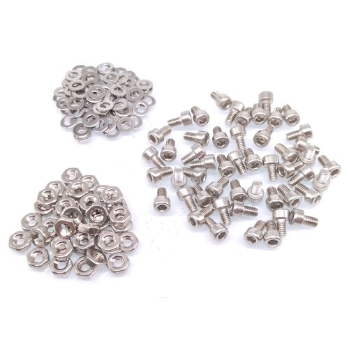 200x M2.5 x 4mm Socket Head Cap Screws Stainless Steel Allen Socket Nut ...