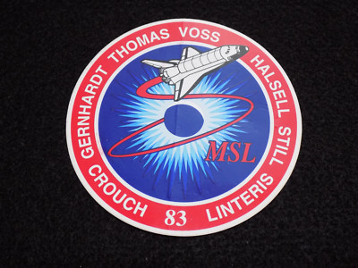 Official NASA Sticker - STS-83 Mission Patch | eBay
