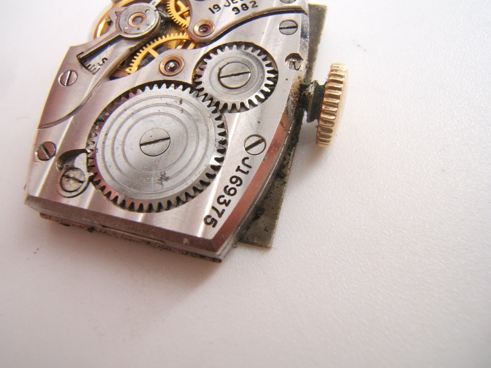 VINTAGE HAMILTON 982 GOLD FILLED WRIST WATCH RUNNING GOOD CONDITION | eBay