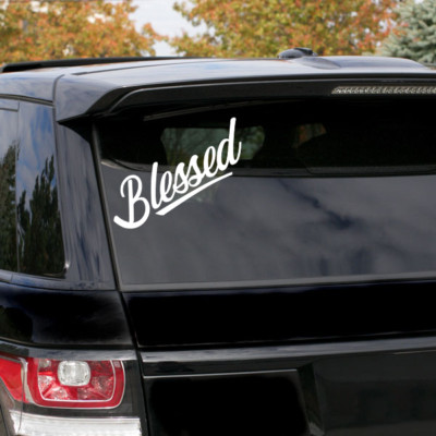 Blessed Car Window Sticker Decal | eBay