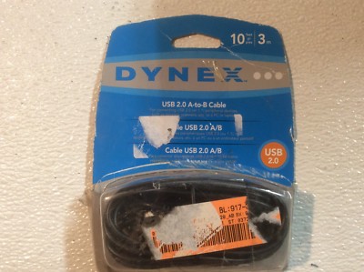 Dynex - 10' USB 2.0 A/B Cable - Multi Model: DX-C114195 | eBay