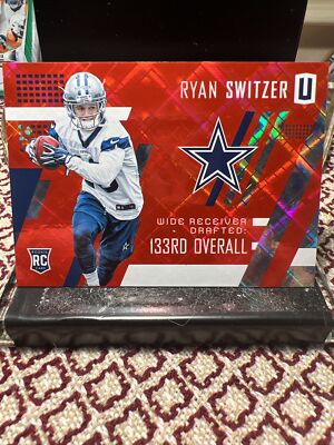 RYAN SWITZER 2017 PANINI UNPARALLELED #217 ROOKIE RED DIAMOND AWE /25 ...
