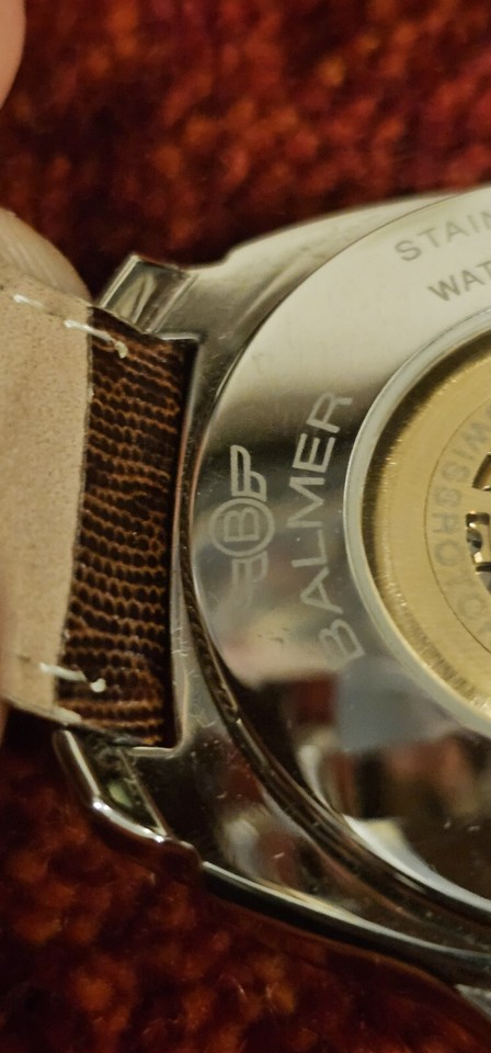 BALMER AUTOMATIC Chronograph WRIST WATCH SWISS MADE WITH 21 JEWEL ...