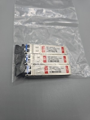 Lot Of 3 FiberStore SFP-10GLR-31 FiberStore SFP-10GLR-31 10G SFP+ ...