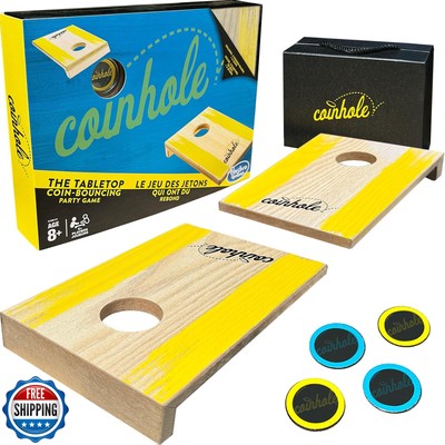 Coinhole Hasbro Tabletop Game Coin Bouncing Party Game | Desktop | eBay