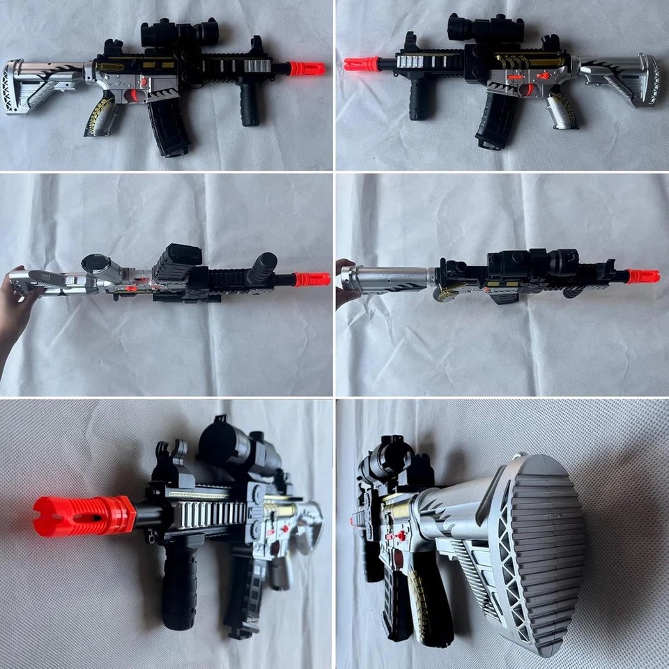 Realistic Toy for Nerf Guns Dart - Electric Sniper Rifle with Scope 120 Soft Bul | eBay