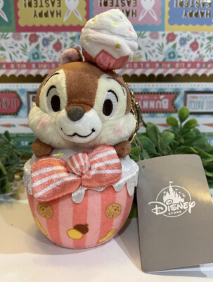 Disney Chip n Dale Plush Keychain Cupcake Sweets Shimmer 12CM | eBay
