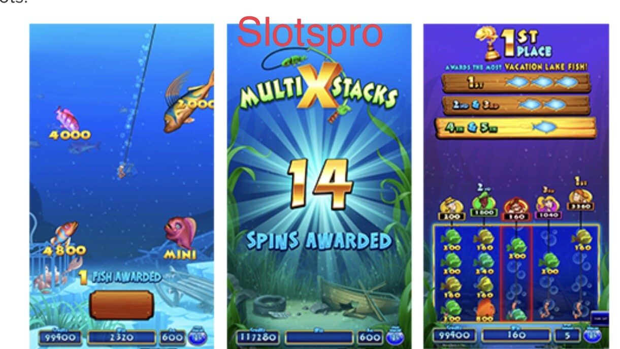 SG Light and Wonder Mural Super Reel 'Em In! Slot Machine Software A577 ...