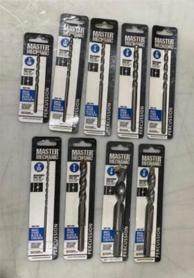 Master Mechanic 691 188-261 3/16" - 3/4" Masonry Drill Bit 9pc | eBay