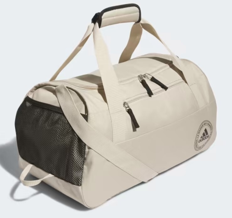 Adidas Squad 5 Duffel Wonder Beige Ventilated Gym Sports Travel Duffle ...