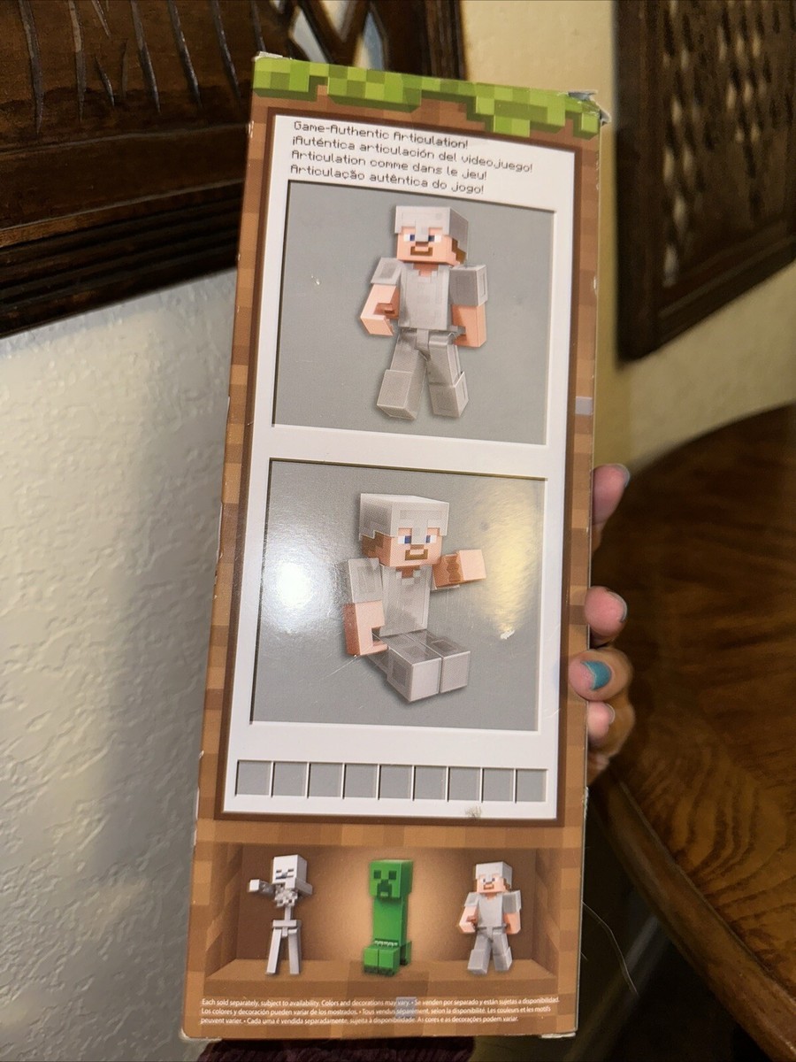 Minecraft Steve Iron Armor Minecraft Steve In Iron Armor 8.5 Inch