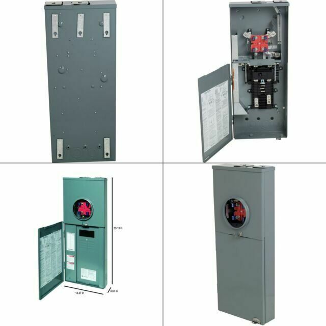 Square D QC816F200C Meter Main Combo 200A Combination Ringless Load ...