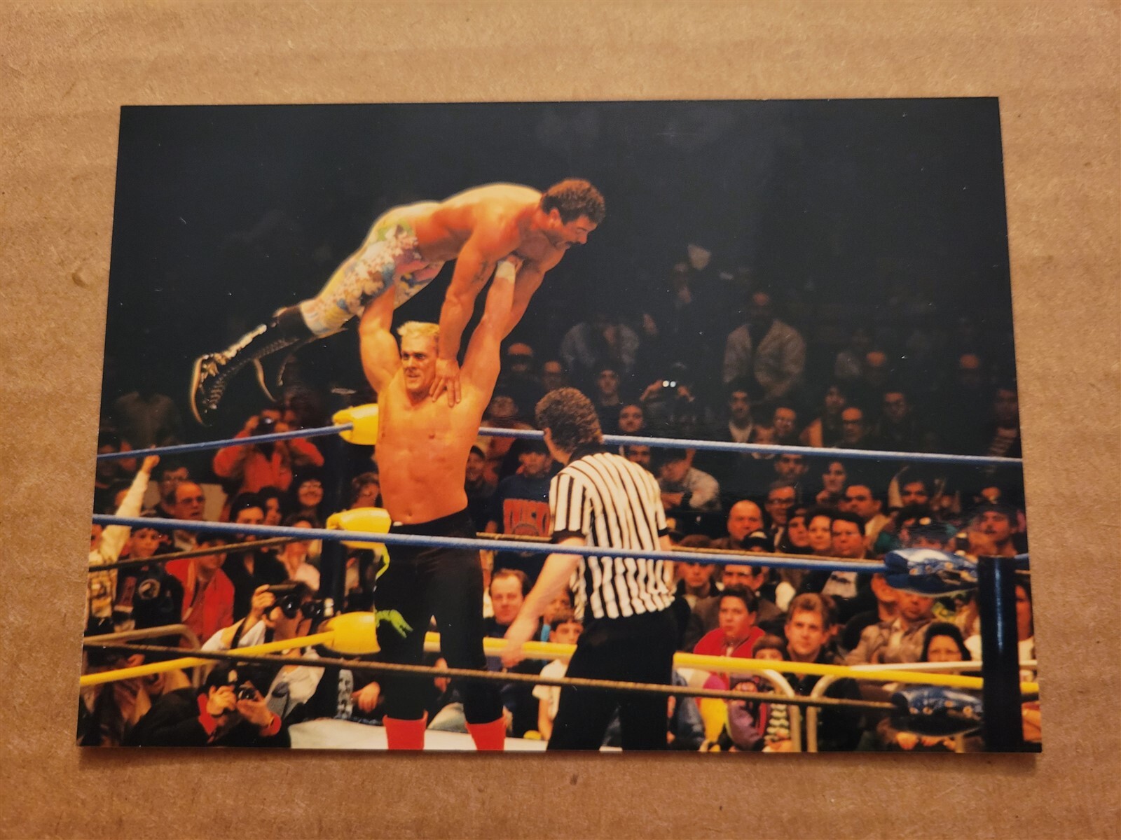 STING SLAMS RICK RUDE ORIGINAL VINTAGE WCW WRESTLING PHOTO WWE WCW ECW ...
